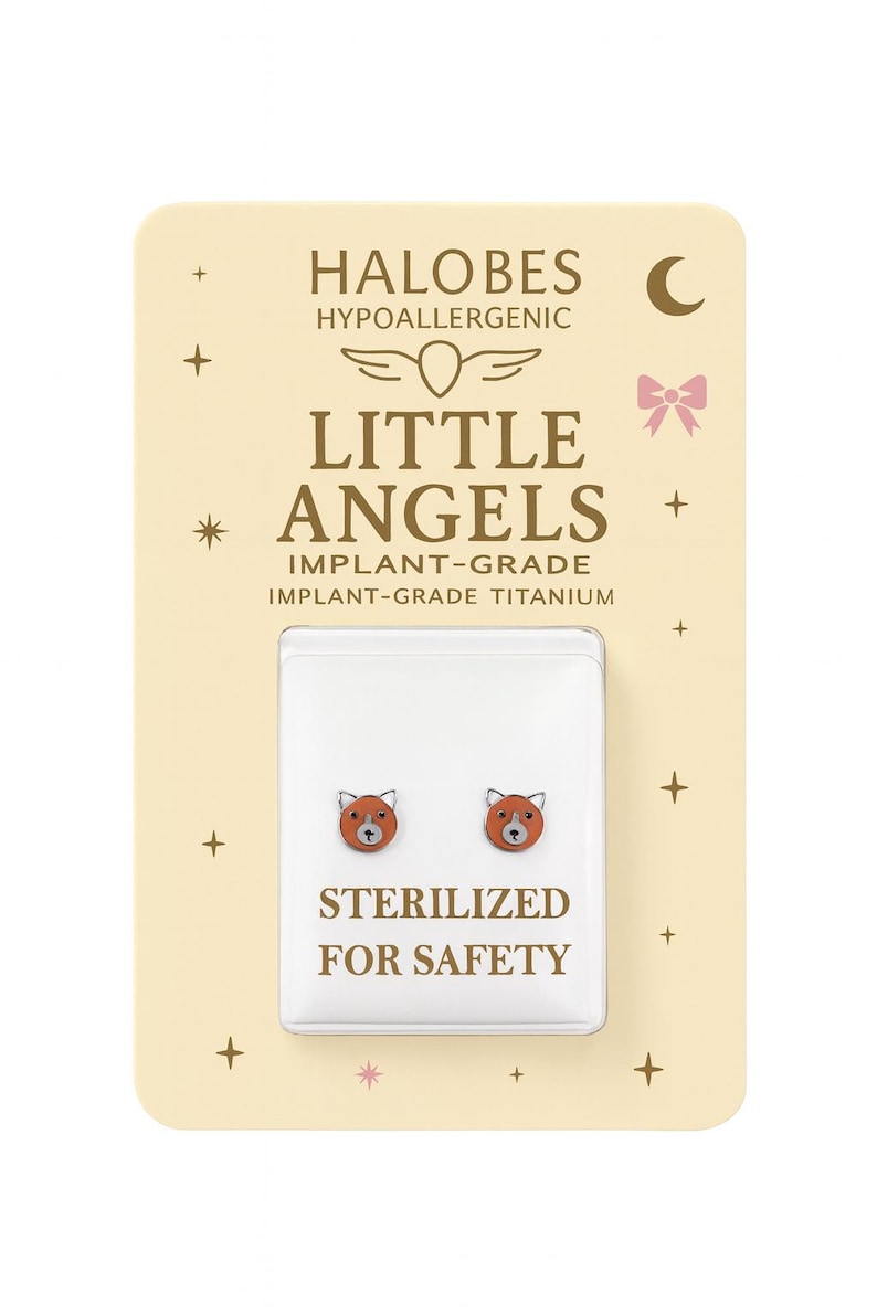 Sterilized Titanium Earrings • Hypoallergenic Titanium Studs • Implant ...