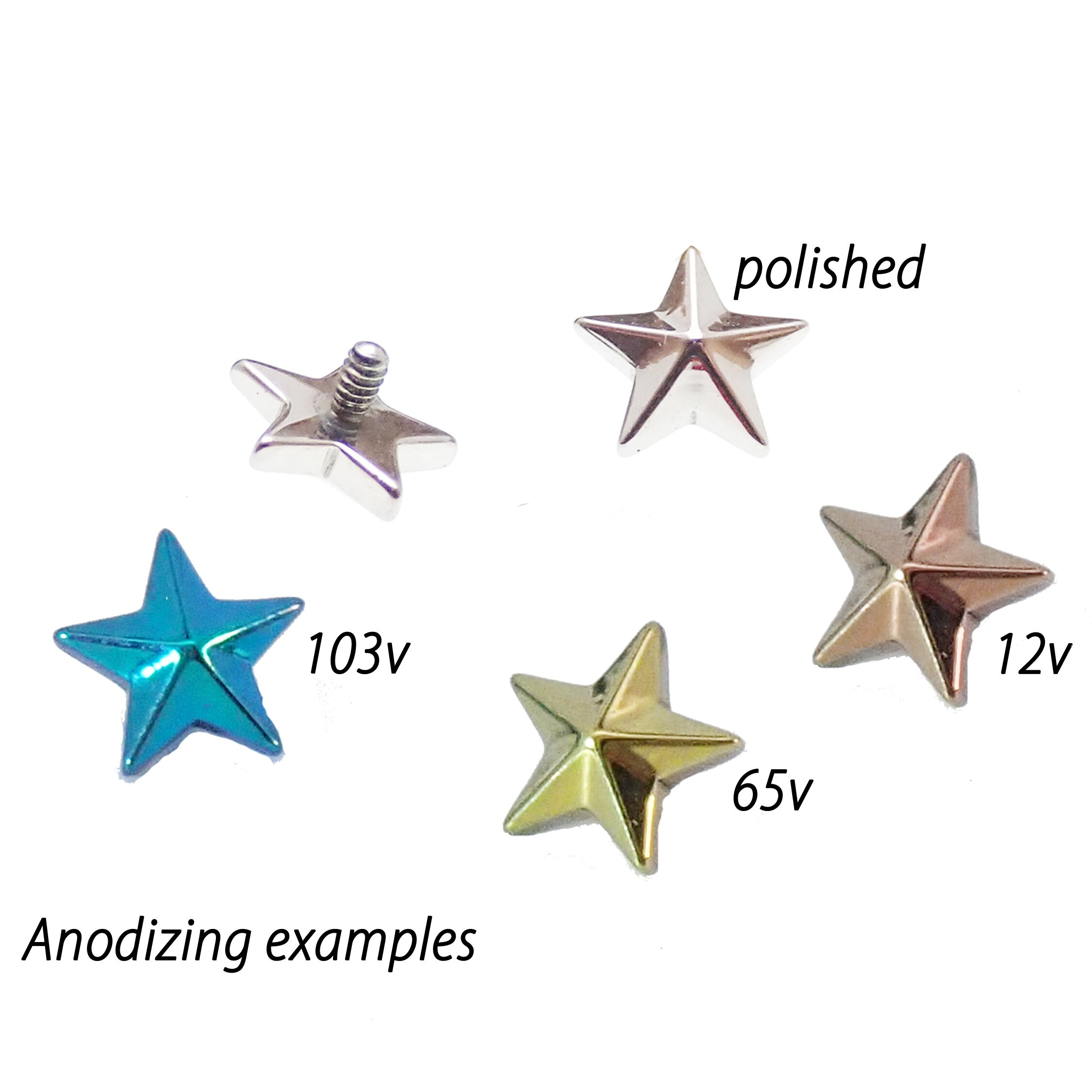 Internally Threaded Nautical Star Implant Titanium Astm F-136 ...