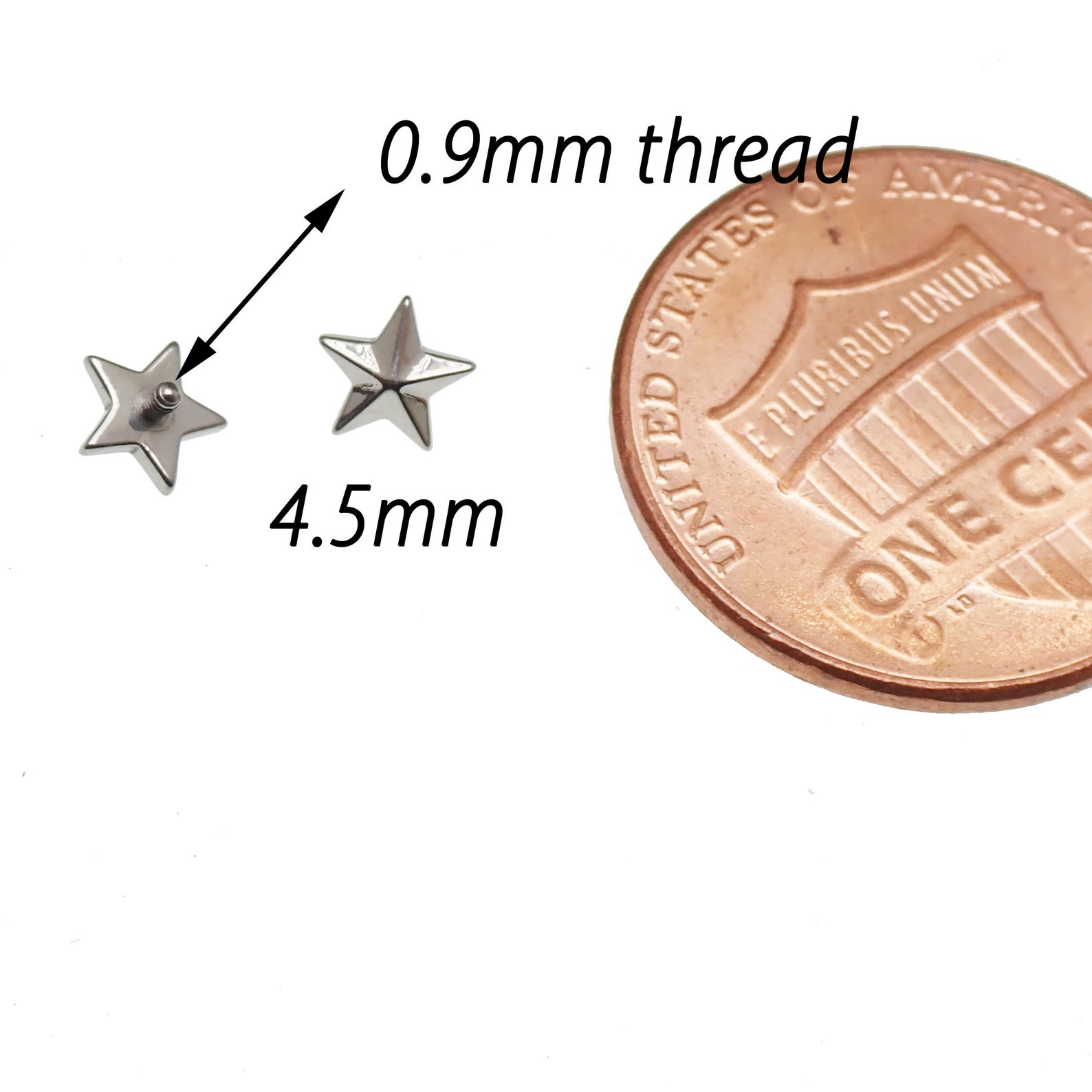 Internally Threaded Nautical Star Implant Titanium Astm F-136 ...