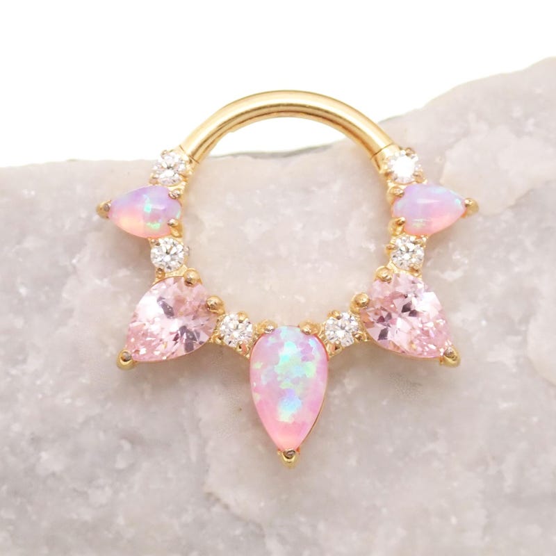 Pink Septum Rings 12 G - Etsy