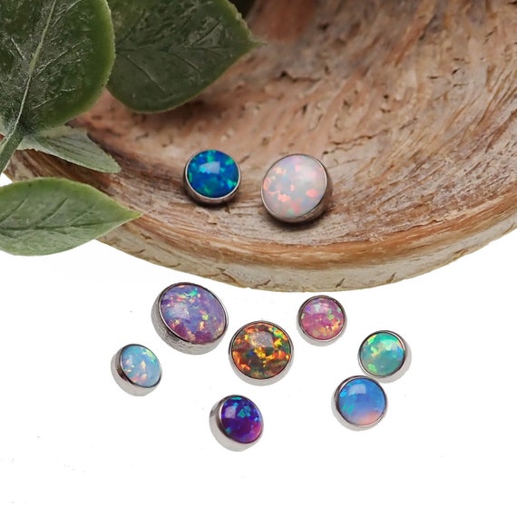 16G Implant Grade Titanium Internally Threaded Flat Tops Lab - Etsy