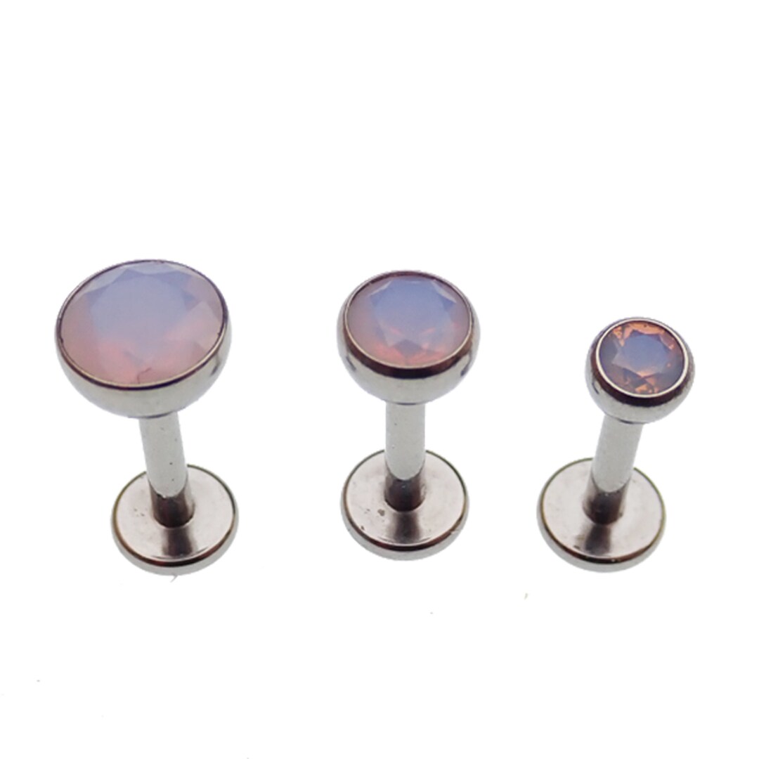 Implant Titanium Push Fit Threadless Opalite Titanium Flatback 20g, 18g ...