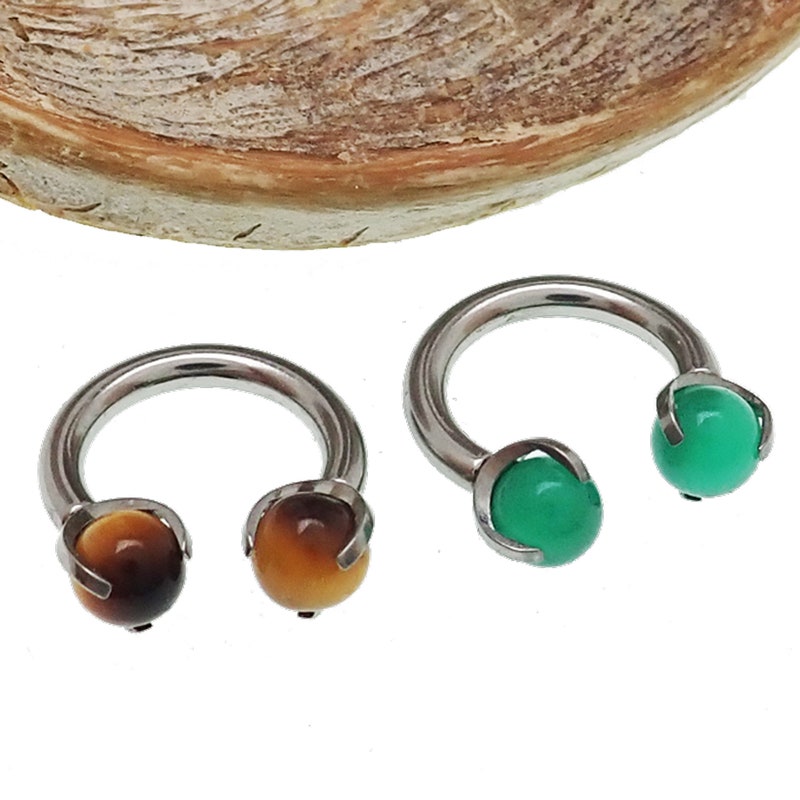 Fake Eyebrow Piercing - Etsy