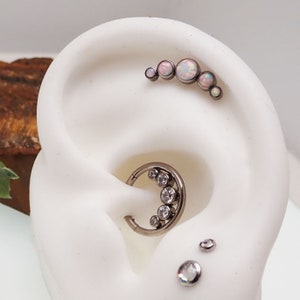 Titanium Helix Cluster With Flatback , Many Colors to Choose From ...