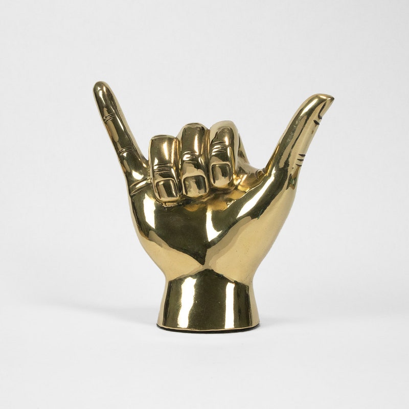 Brass Hand - Etsy