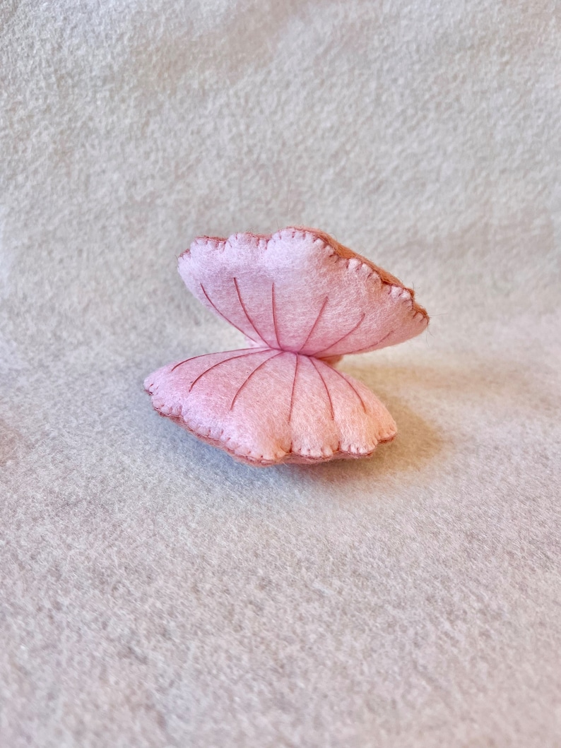 Clam Shell Felt .PDF Pattern - SVG, Sewing Pattern, Baby Mobile ...