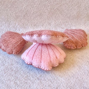 Clam Shell Felt .PDF Pattern - SVG, Sewing Pattern, Baby Mobile ...