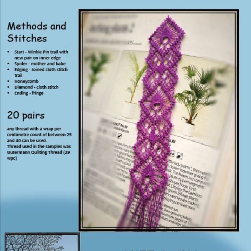 Color Bobbin Lace Pattern - Etsy