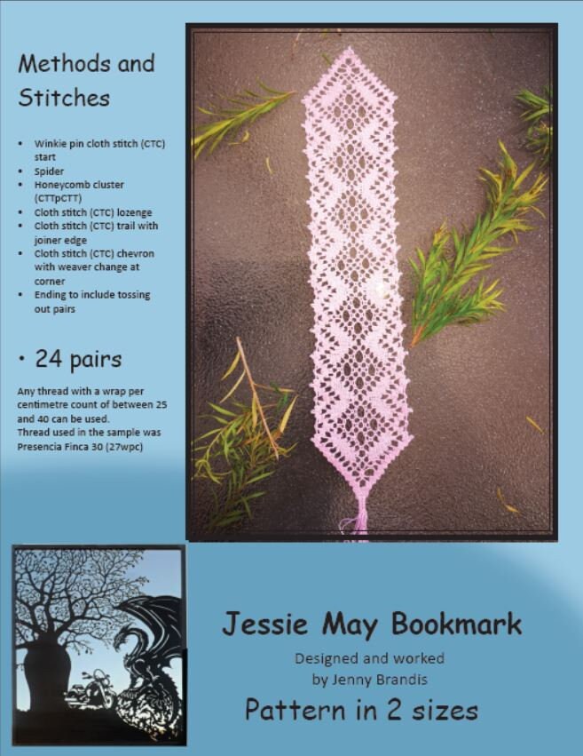 Pattern-a-month 1 With Jenny Brandis Lace Bobbin Lace | Etsy