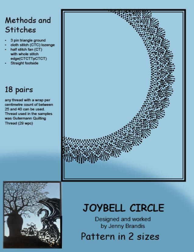 Joybell Set is a Bobbin Lace Pattern Set by Jenny Brandis - Etsy