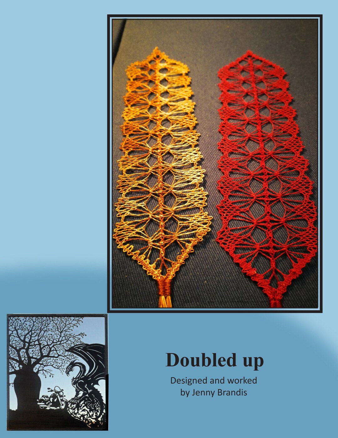 Double up Bookmark, a Bobbin Lace Pattern by Jenny Brandis - Etsy