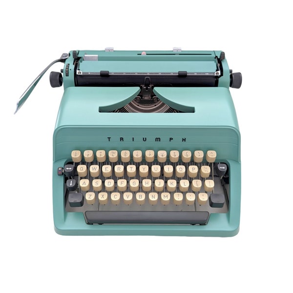 Green Typewriter - Etsy