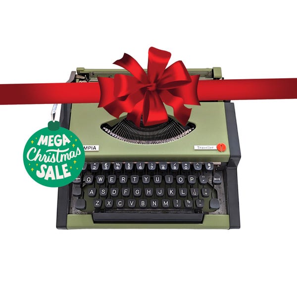 Green Typewriter - Etsy