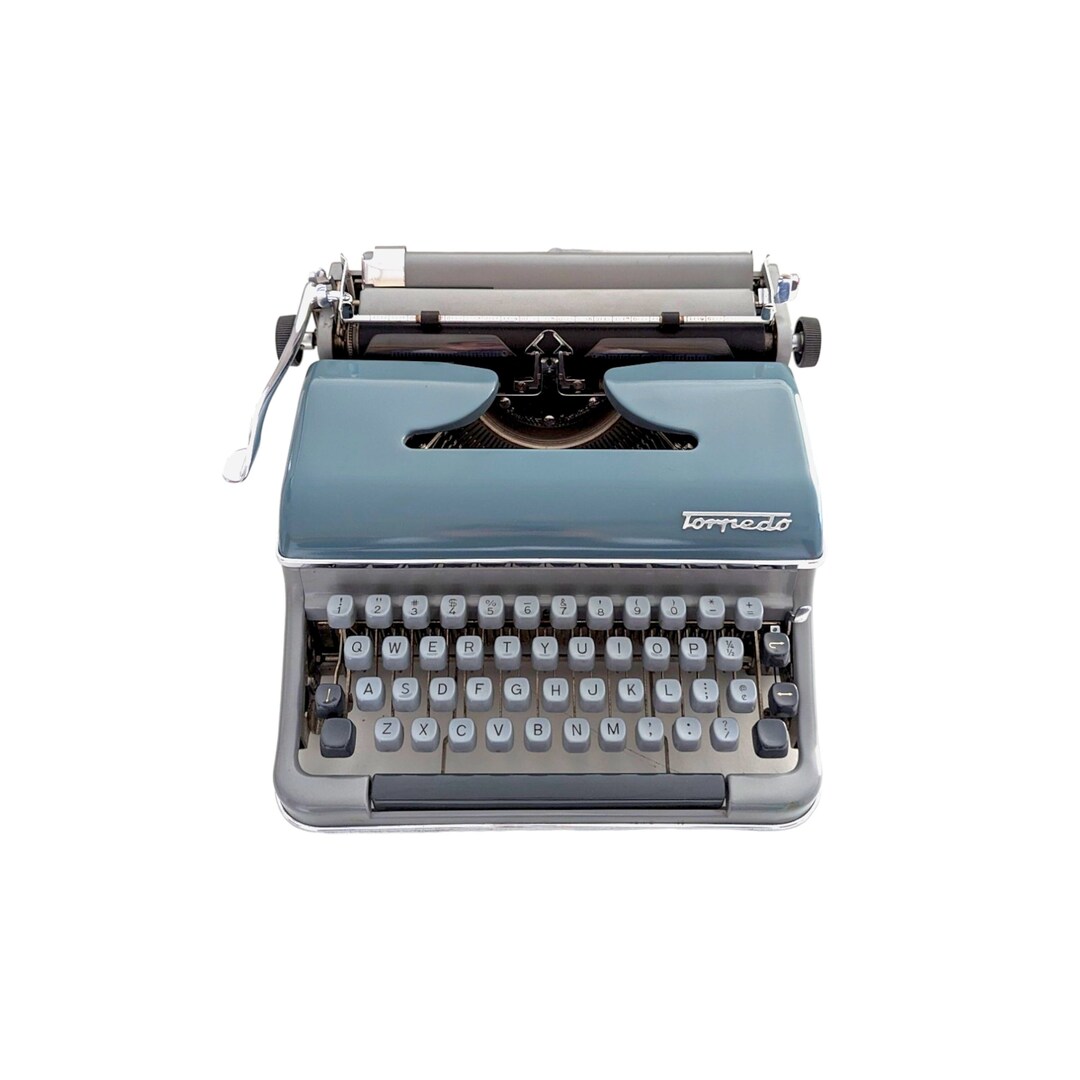 POLICE CURSIVE Machine à écrire Torpedo modèle 18 machine - Etsy France