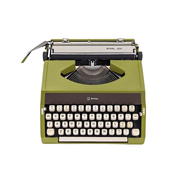 Green Typewriter - Etsy