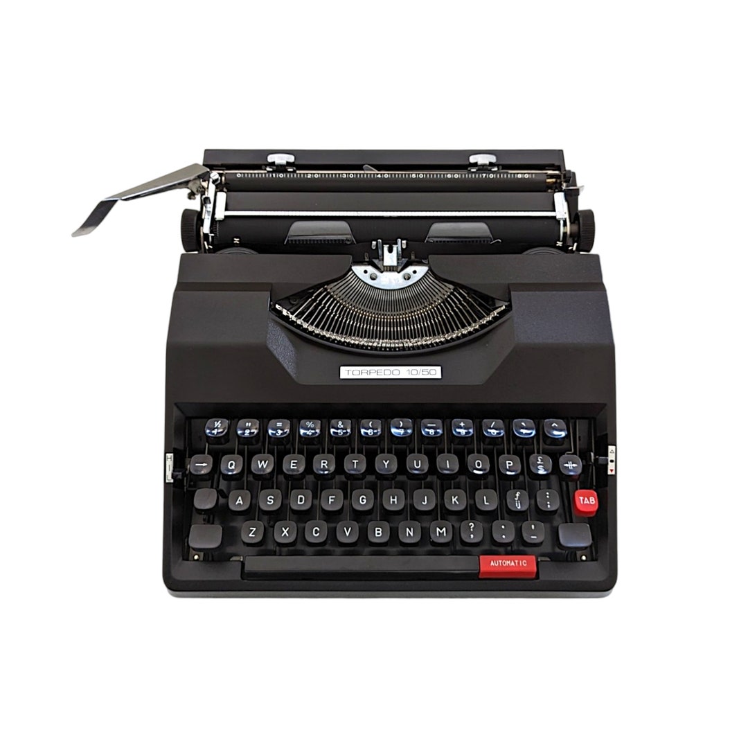 SALE Torpedo Model 10/50 Typewriter, 1980s Vintage Typewriter, Portable ...