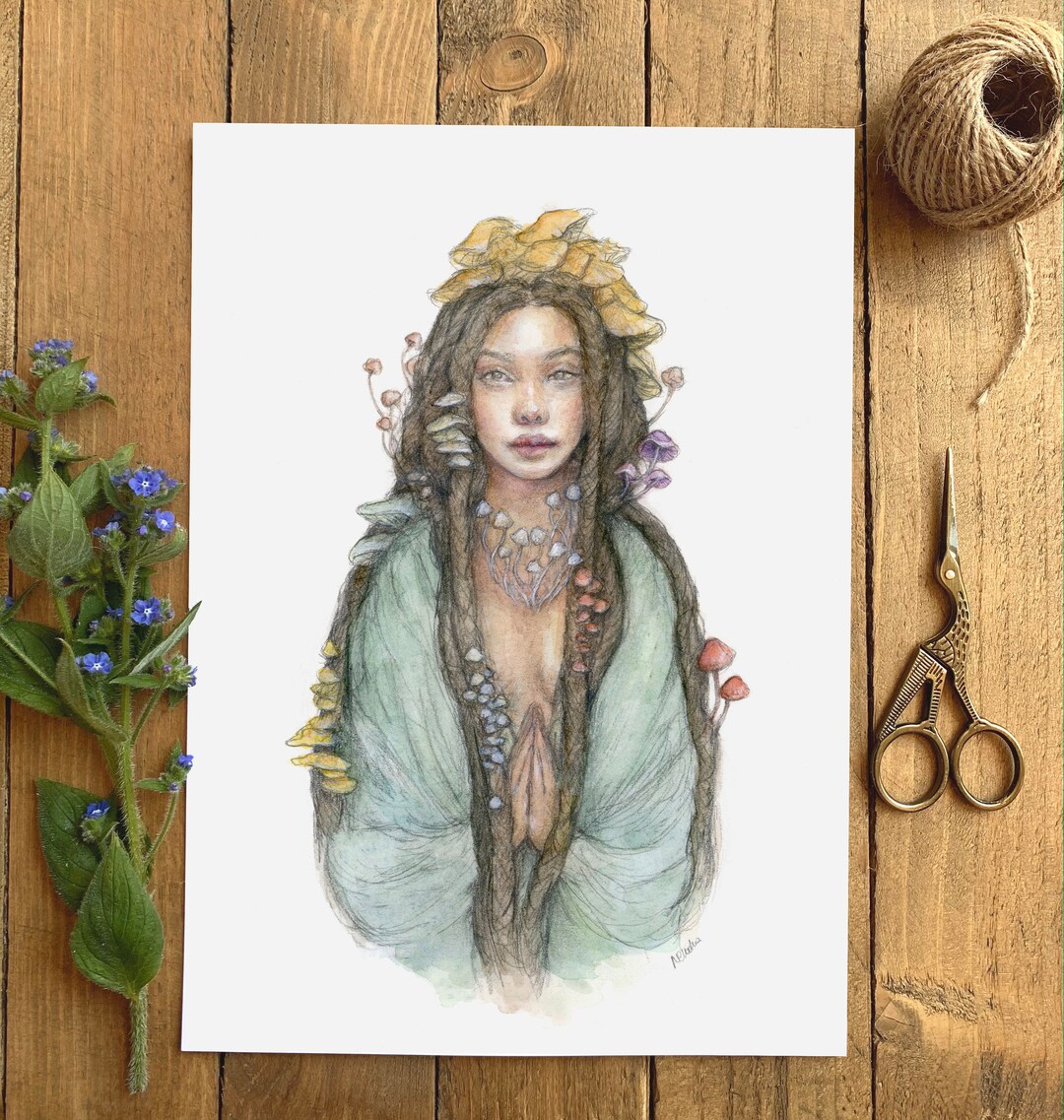 Mycelia, A4 Art Print - Etsy