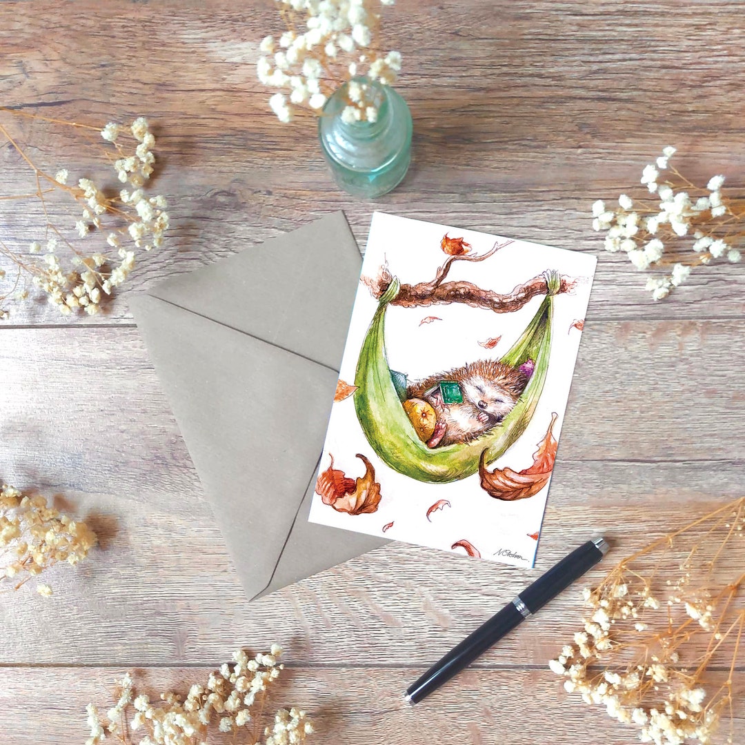 Nap Time Greeting Card - Etsy