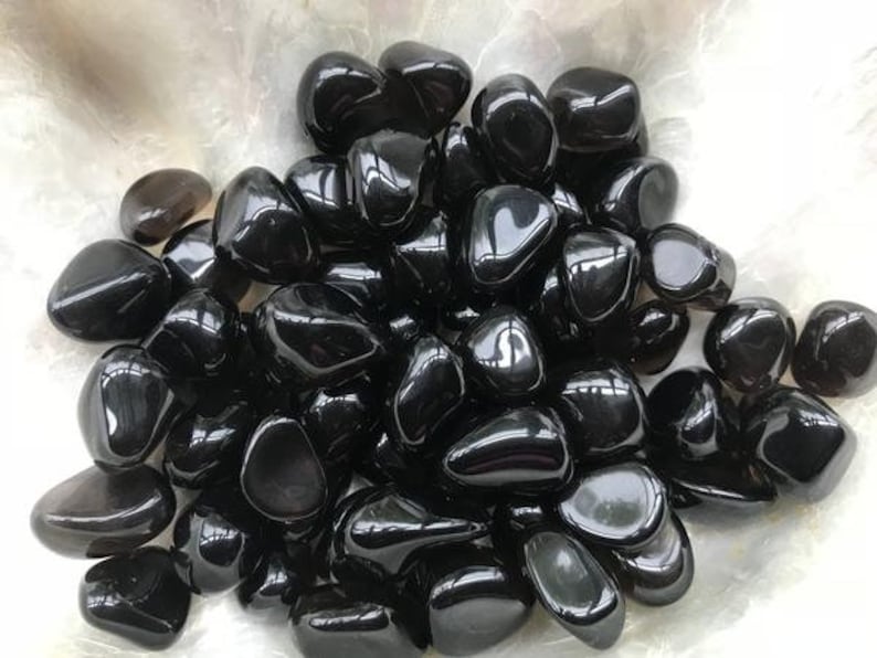 Apache Tears Crystal Tumble, Metaphysics Crystal, Apache Tear, Small ...