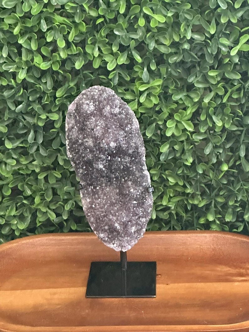 Amethyst Druzy on Stand (no.1) Home Decor. - Etsy