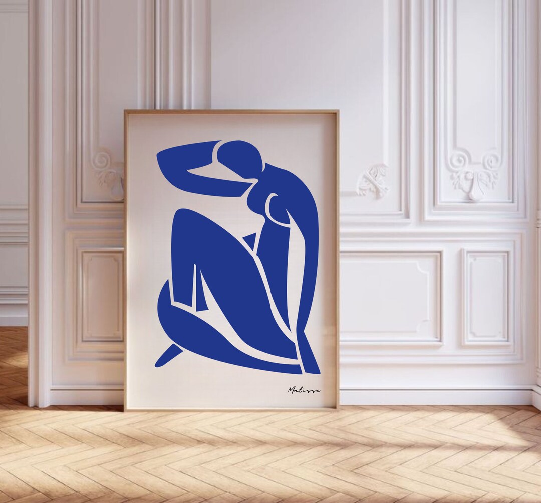 Plakat Z Kobietą, Henri Matisse Obraz, Granatowa Abstrakcja, Rysunek ...