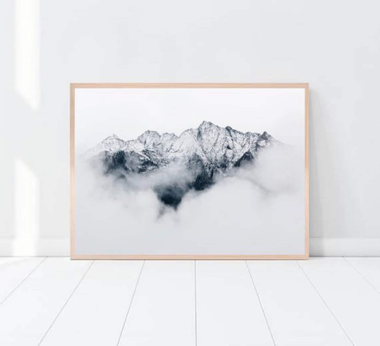 Berg Poster Berg Druck Berg Plakat Berg Bild Berge Poster | Etsy