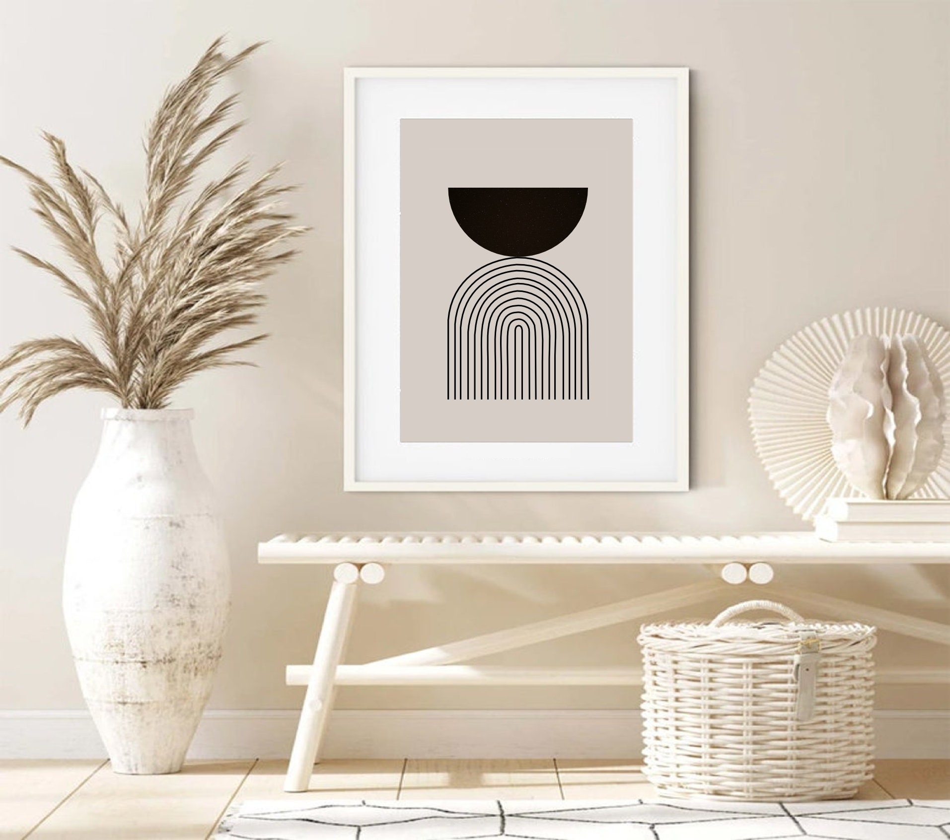 Abstract Art Geometric Wall Art Modern Wall Art Minimal - Etsy