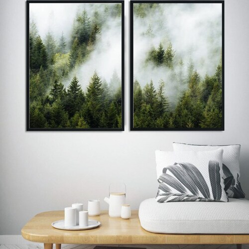 Forest Set 2 of Prints Landscape Photo Large Giclee Poster | Etsy