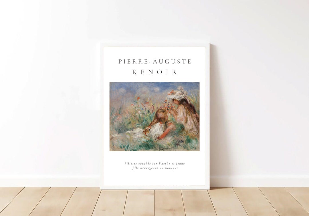 Renoir Poster, Wall Art Print, Home Decor, Room Ornament, Wall Hanging ...