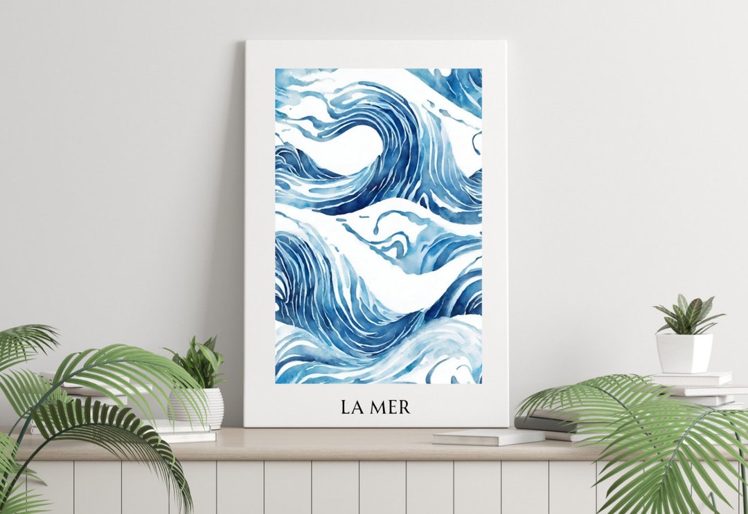 See Druck, See bild, Poster Meer, Poster Wasser, Meeresillustration ...