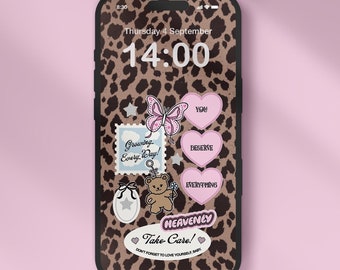 cute wallpapers leopard print