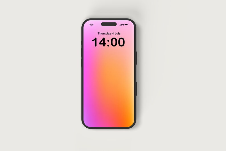 Aura iPhone Wallpaper, Aesthetic Summer Gradient Wallpaper, Pink and ...