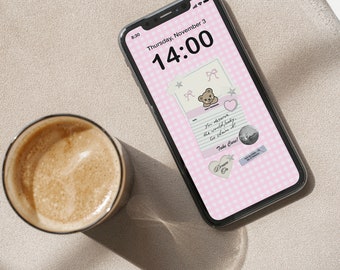 Coquette iPhone Wallpaper, Pretty Collage, Sticker Lock Screen - Y2K ...