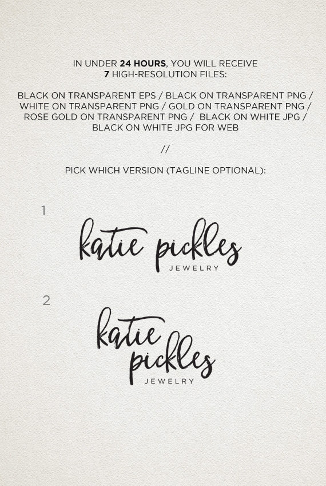 Calligraphy Logo Design Text Only Logo Premade Logo - Etsy Australia