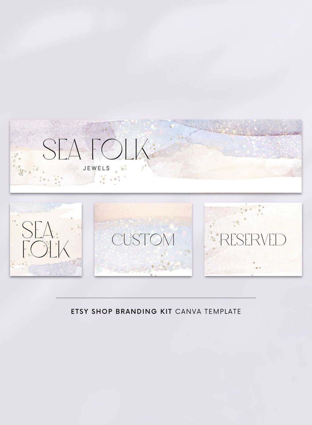 Etsy Shop Kit, Etsy Banner, Canva Template, Logos and Branding, Etsy ...
