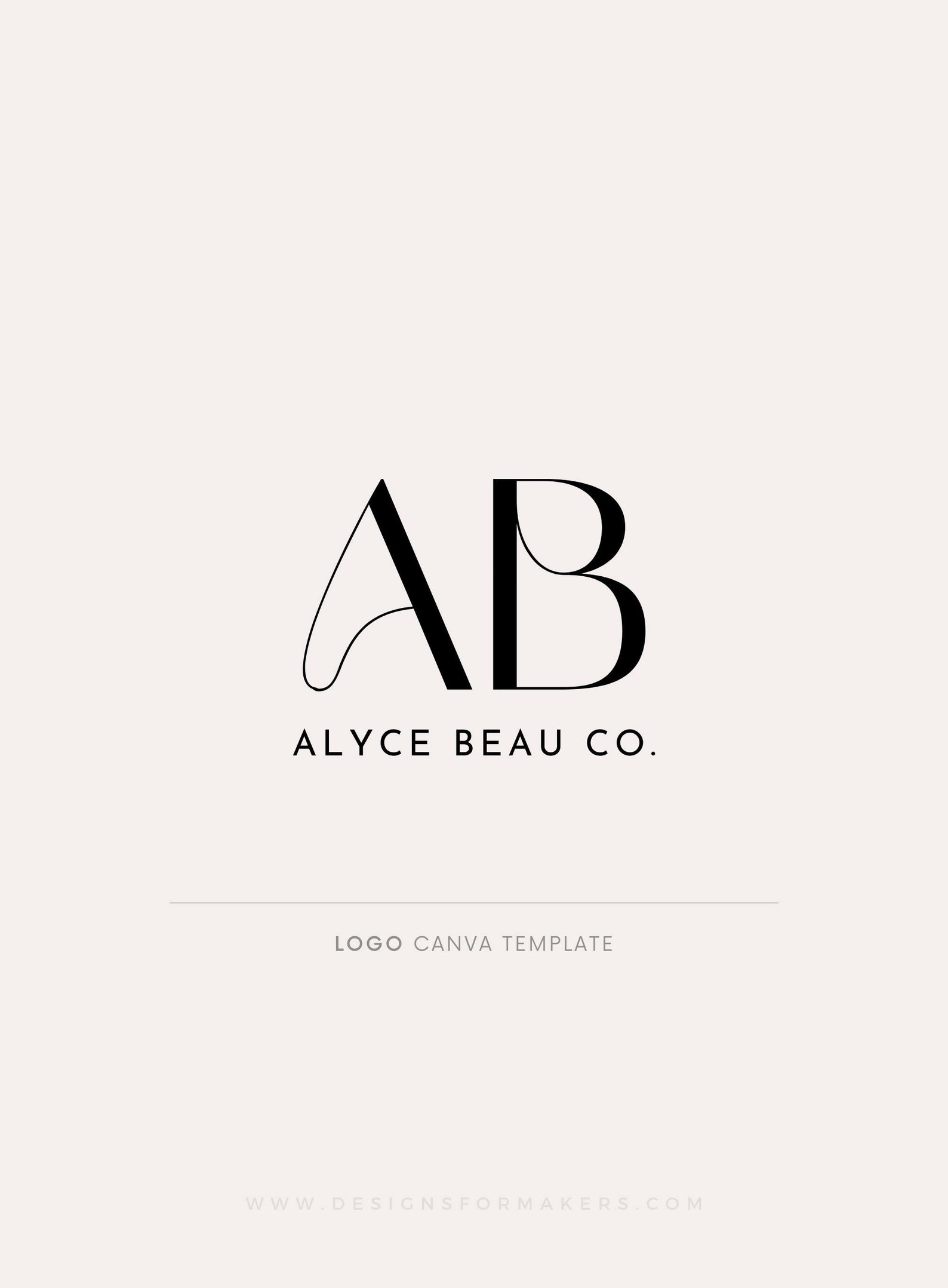 Logo Template Logo Design for Small Business Canva Template - Etsy ...