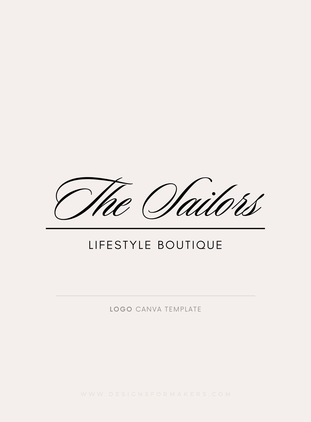 Minimalist Logo Design, Canva Logo Template, Simple Logo, Modern Logo ...