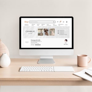 Etsy Branding Kit Bundle, Etsy Banner Canva Templates, DIY Etsy Shop ...
