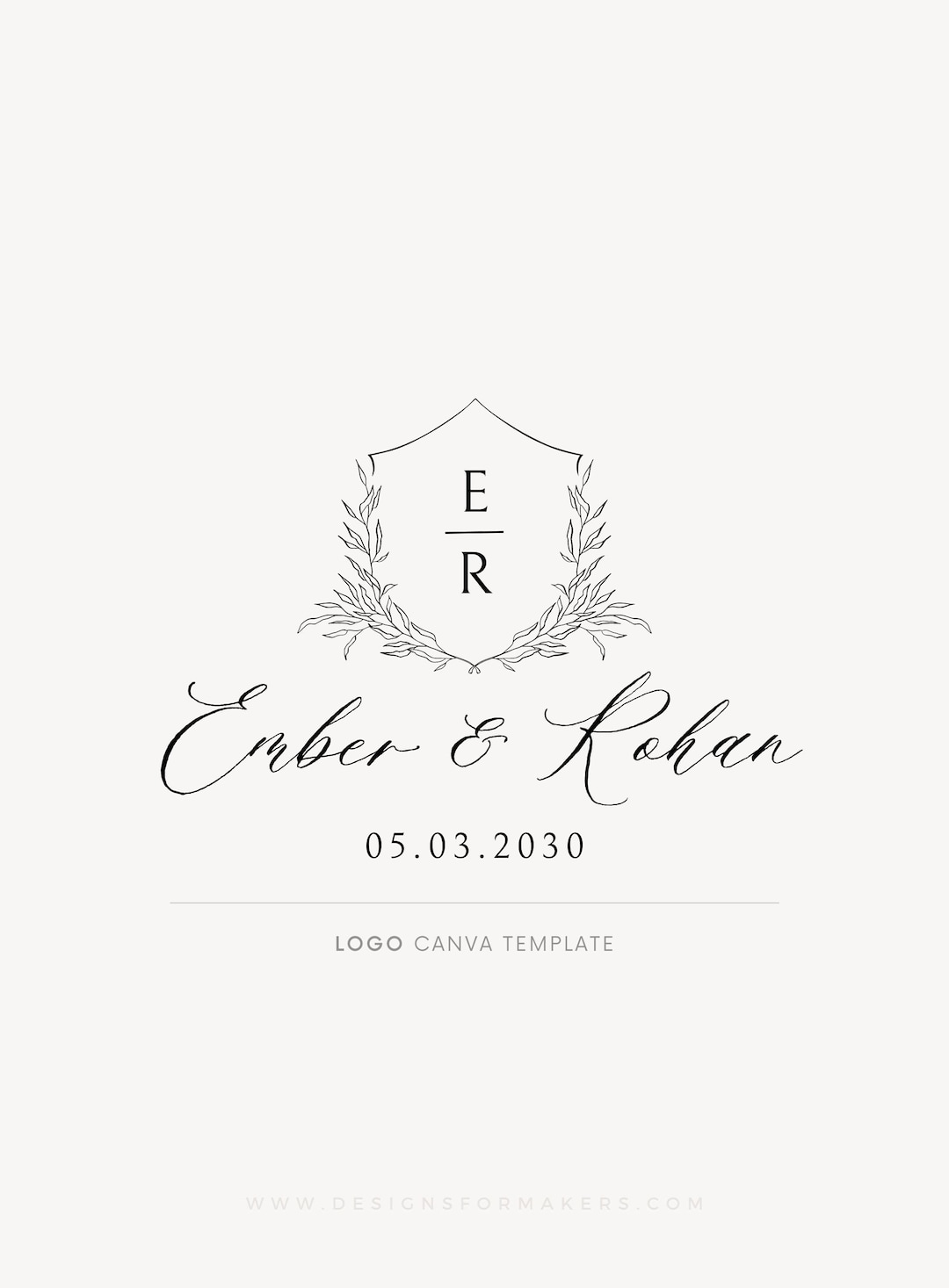 Custom Wedding Crest Design, Wedding Logo Design, Wedding Monogram ...