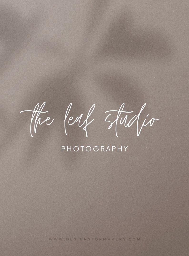 Canva Logo Template Calligraphy Logo Design Minimalist Logo - Etsy