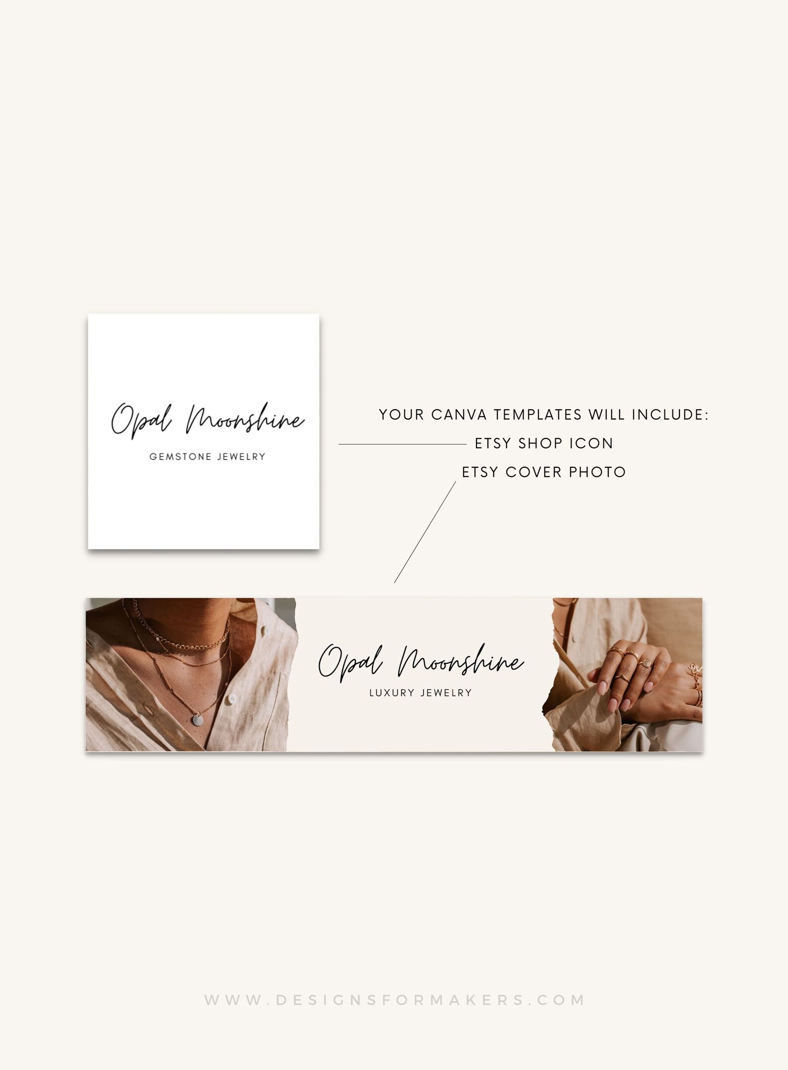 Etsy Shop Kit, Etsy Banner, Canva Template, Etsy Branding, Etsy Cover ...