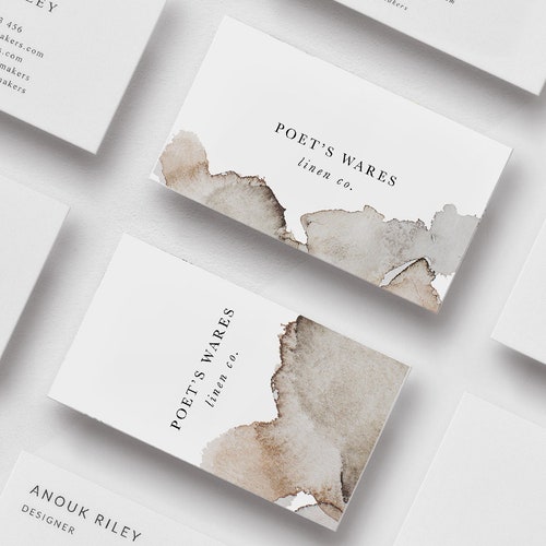 Elegant Business Cards DIY Business Template Editable - Etsy