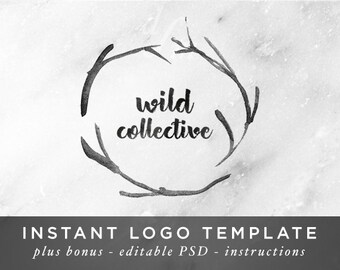 Rustic logo | Etsy
