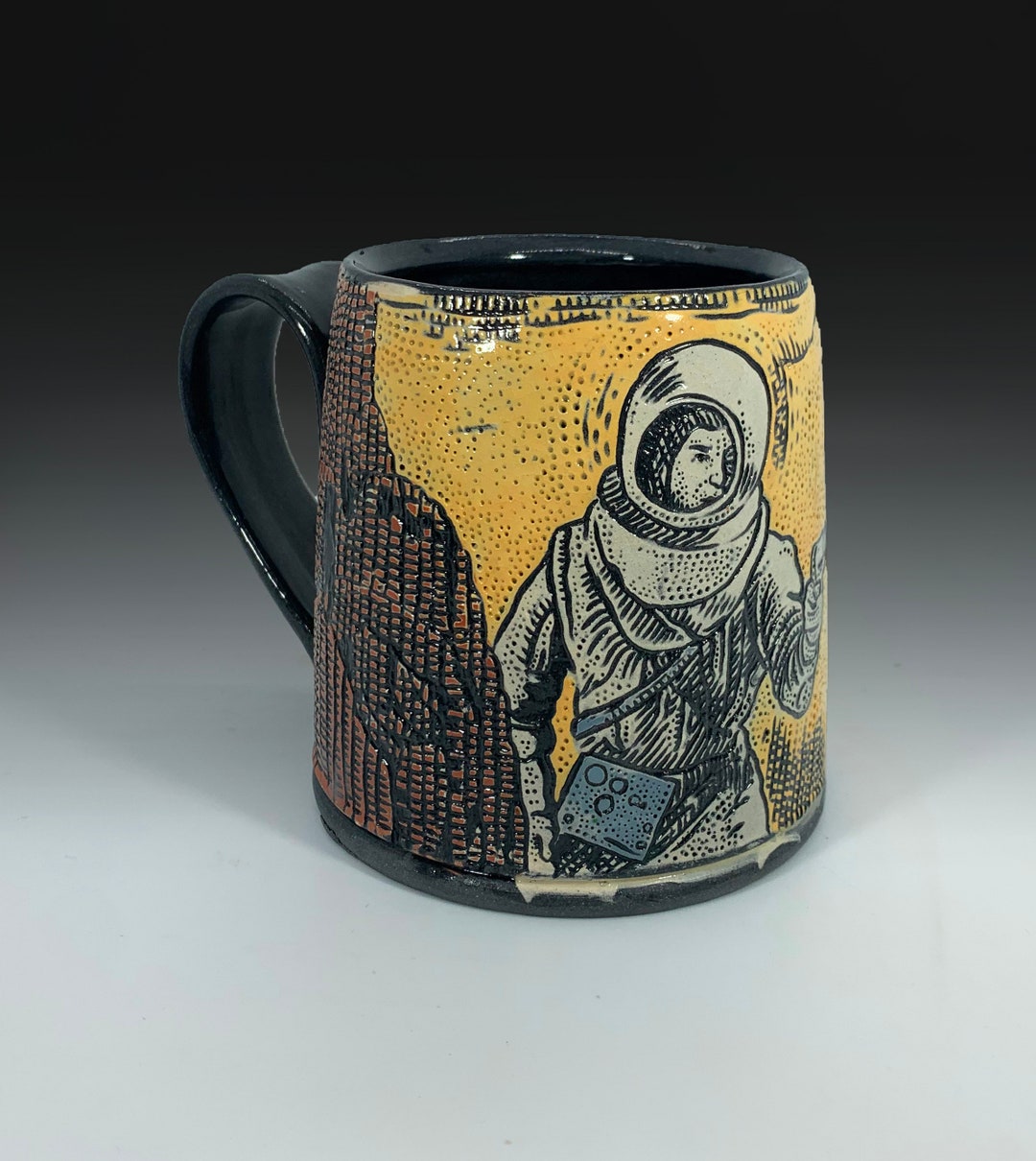 Vintage Astronaut Cup - Etsy