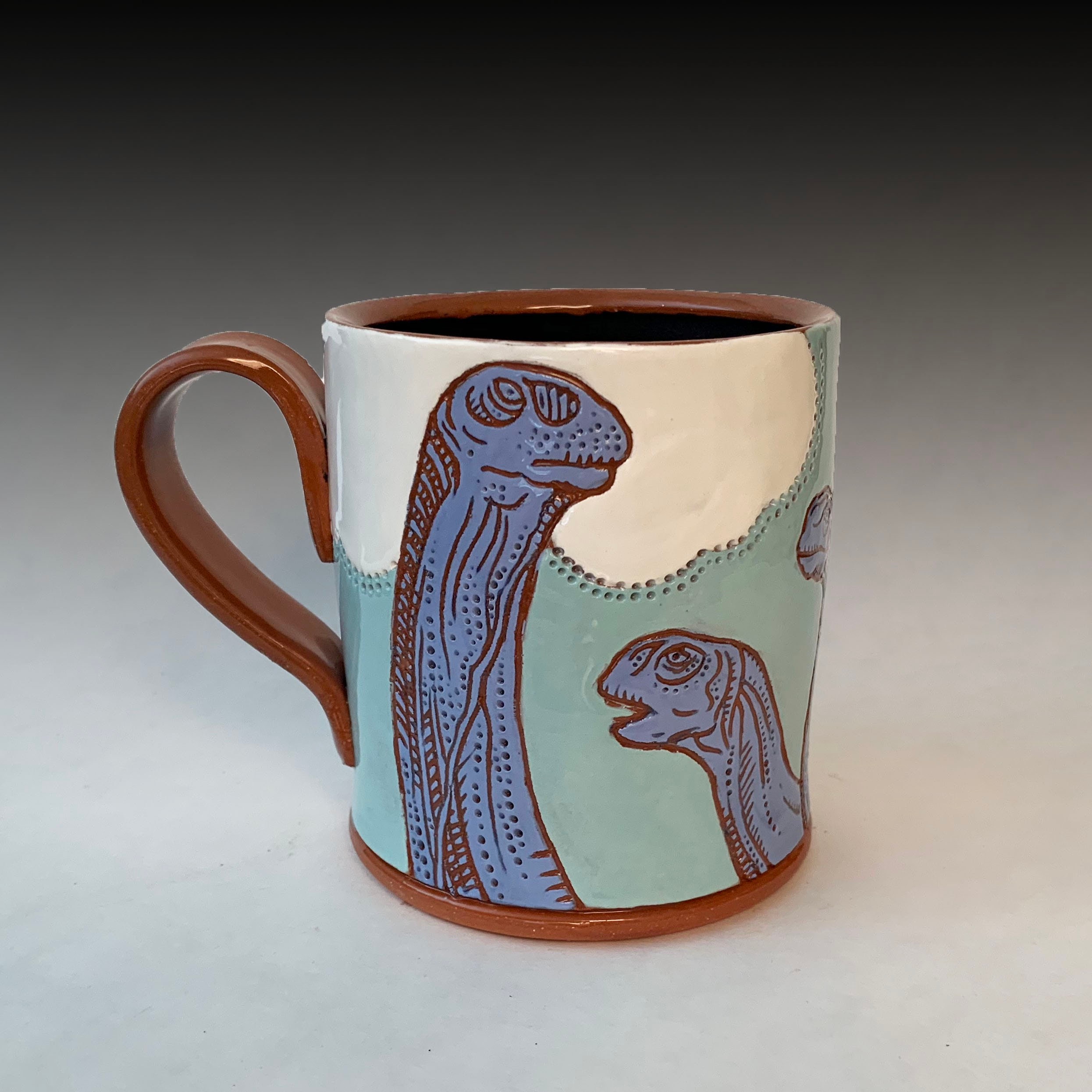 Blue Long Neck Cup - Etsy