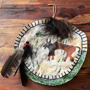 Rawhide Dance or War Shield - Etsy