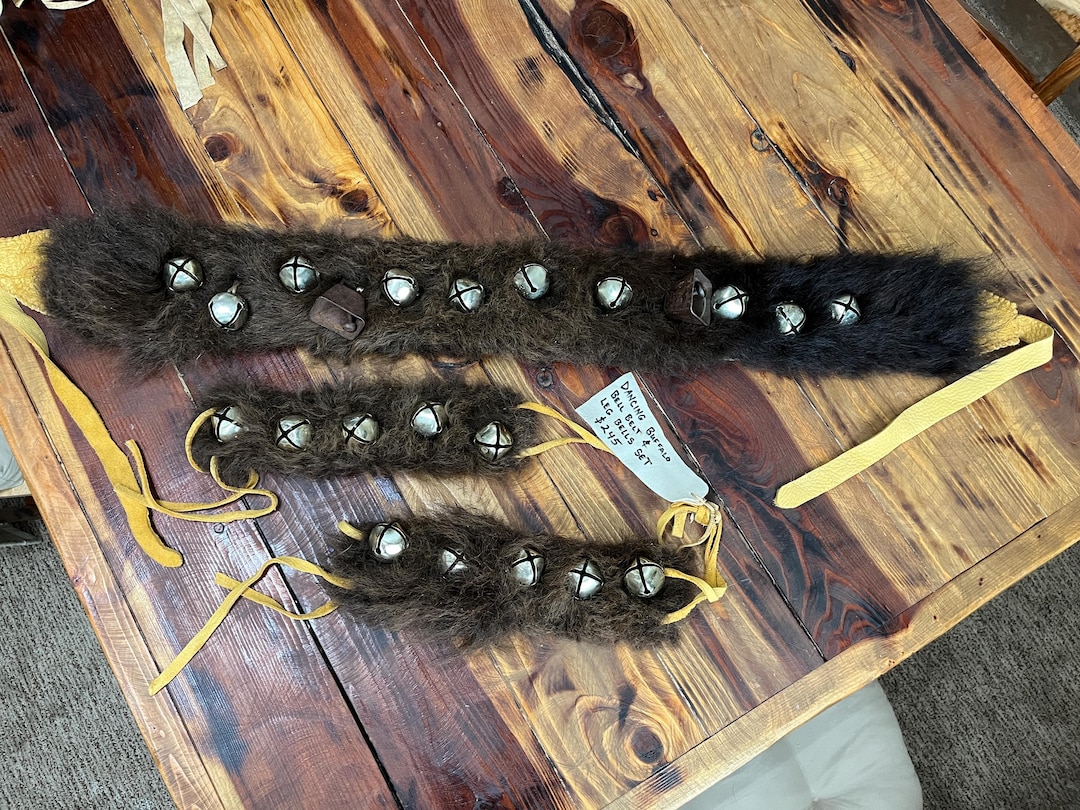 Pow Wow Dancing Buffalo Bell Belt and Leg Rattles - Etsy