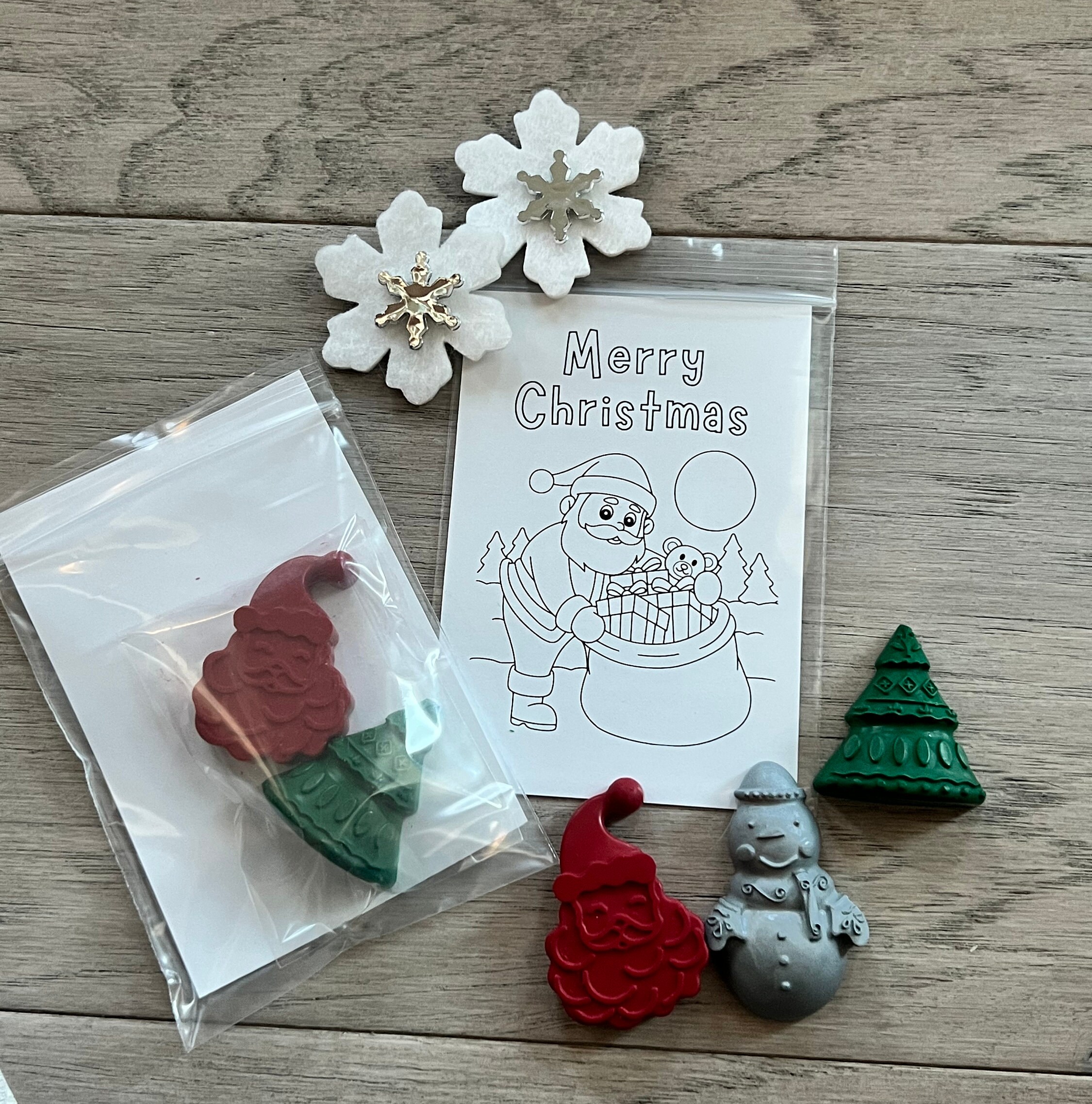 Christmas Stocking Stuffer With Mini Santa, Snowman, And/or Tree ...