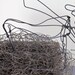 Stork Sculpture Wire Stork Nest Handmade Sculpture. - Etsy