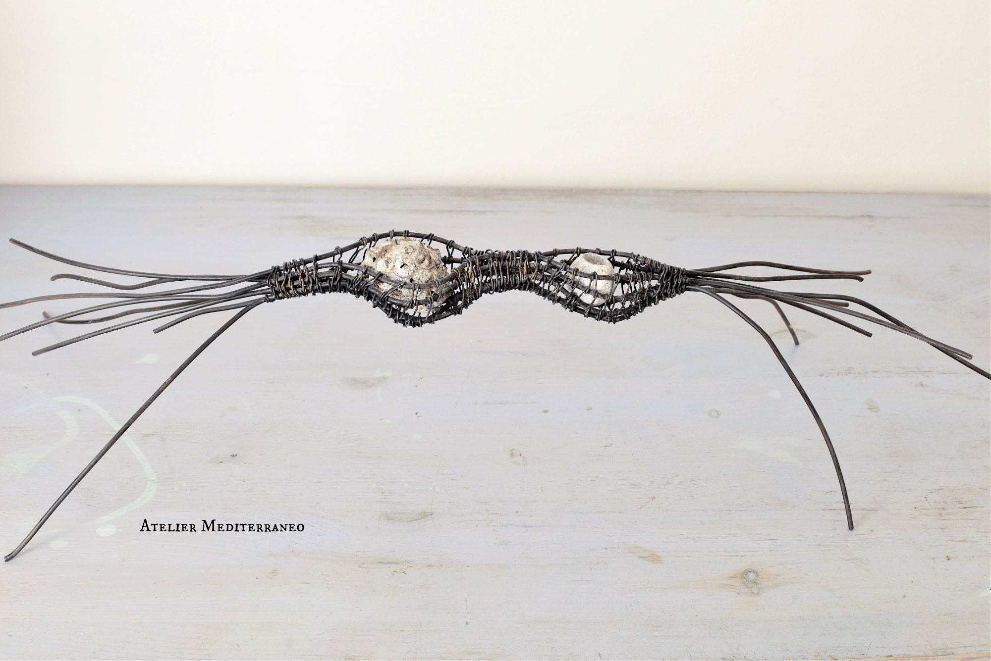 Pod Wire Sculpture With Two Types of Dried Eucalyptus Fruits. - Etsy